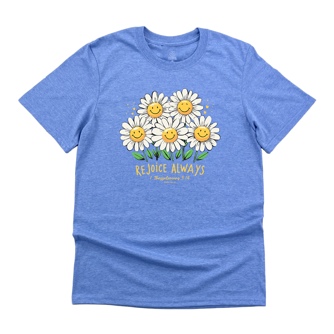 Rejoice Daisy Tee – Eternal Light Co
