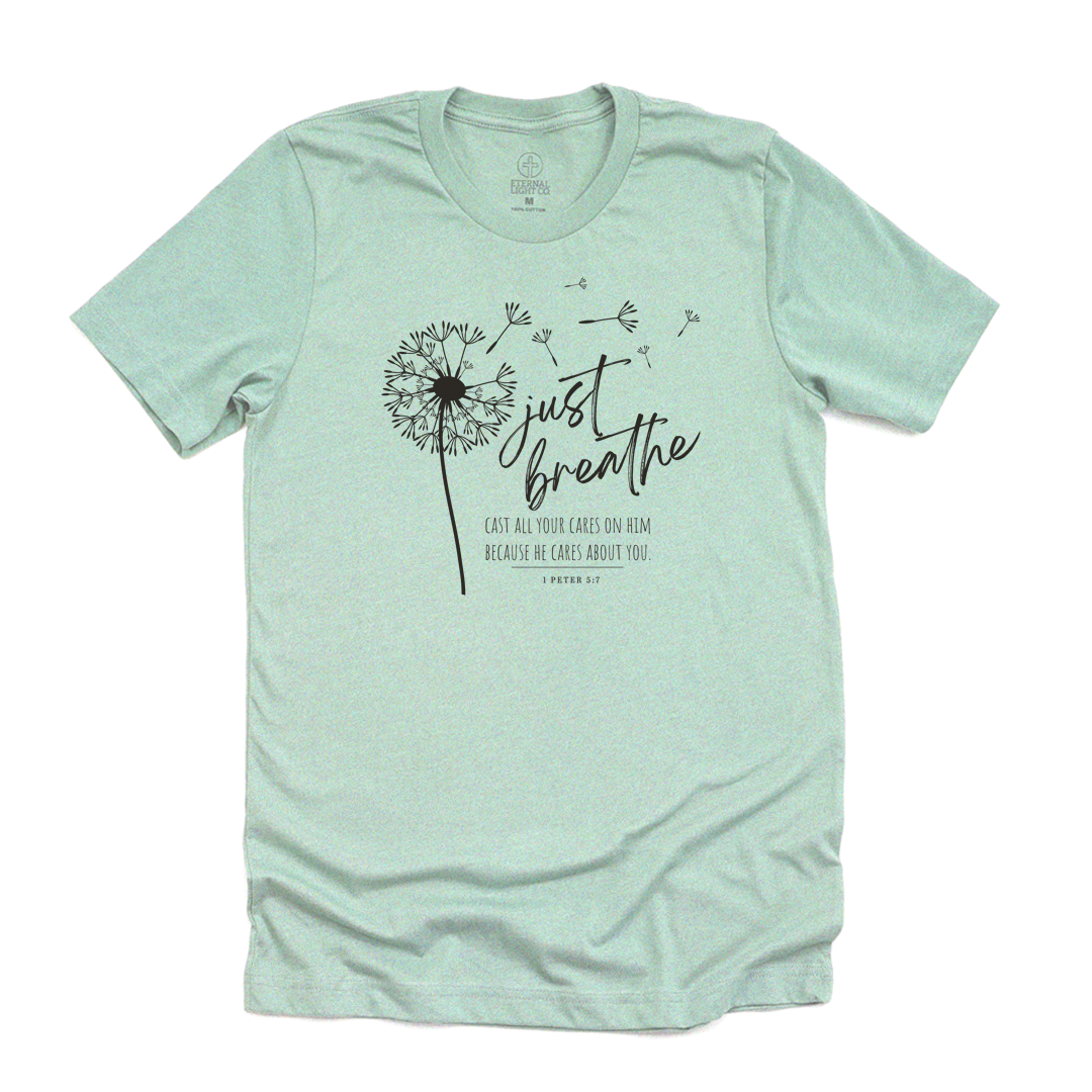 Just Breathe Tee – Eternal Light Co